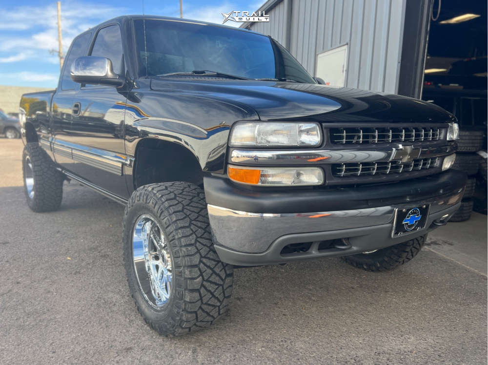 2002 Chevrolet Silverado 1500 Wheel Offset Aggressive > 1" Outside ...
