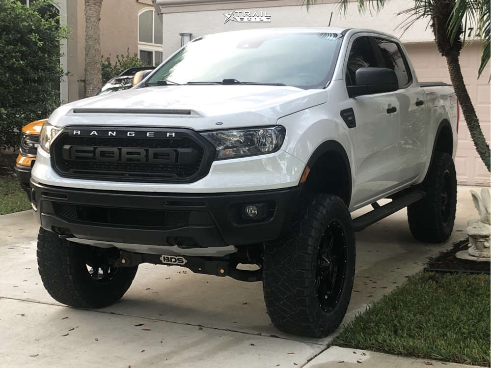 2021 Ford Ranger Wheel Offset Aggressive > 1" Outside Fender Suspension ...