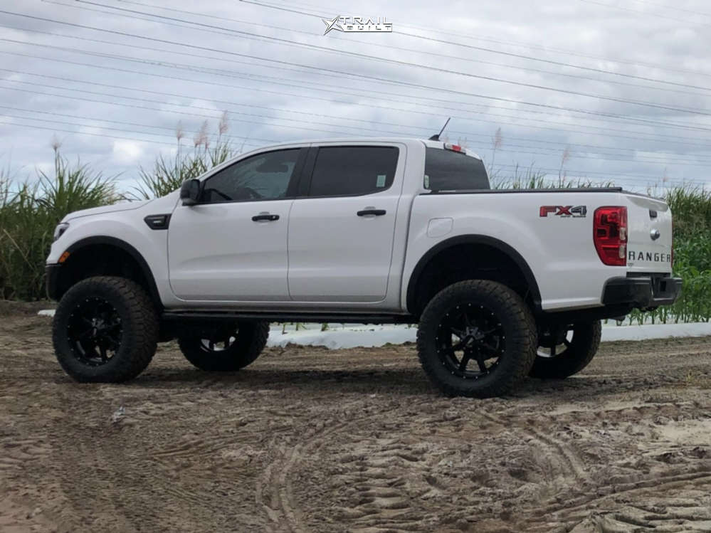 2021 Ford Ranger Wheel Offset Aggressive > 1" Outside Fender Suspension ...