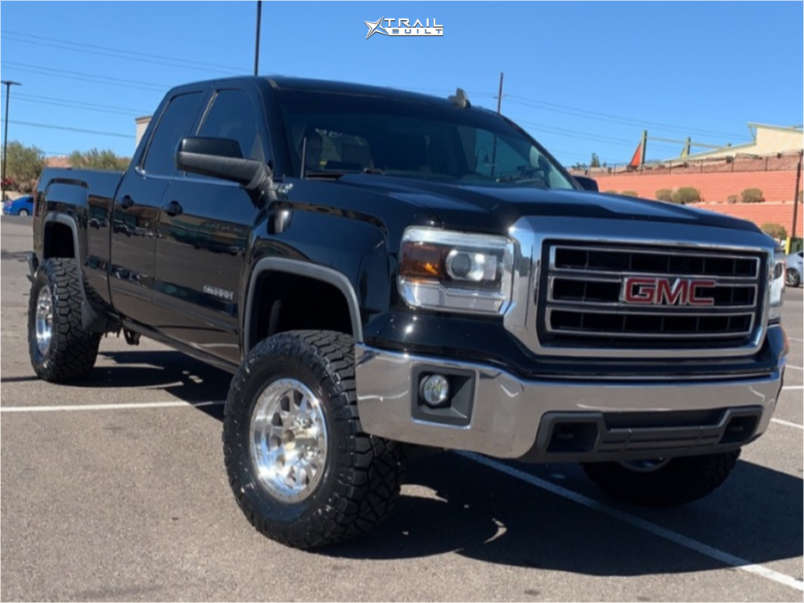 2015 GMC Sierra 1500 Wheel Offset Aggressive > 1" Outside Fender ...