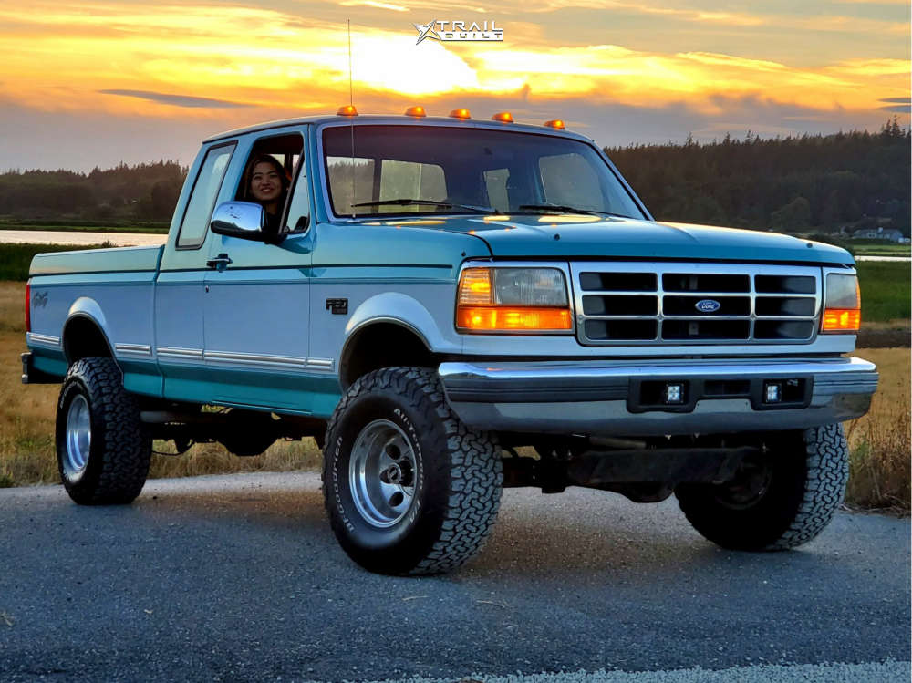 1995 Ford F-150 Wheel Offset Aggressive > 1" Outside Fender Suspension ...