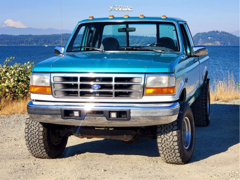 1995 Ford F-150 Wheel Offset Aggressive > 1" Outside Fender Suspension ...