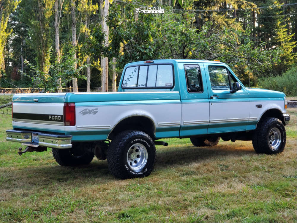 1995 Ford F-150 Wheel Offset Aggressive > 1" Outside Fender Suspension ...