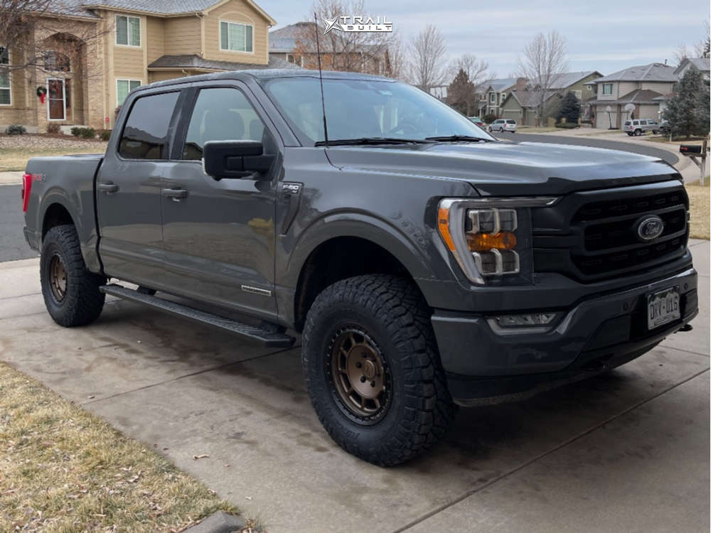 2021 Ford F-150 Wheel Offset Slightly Aggressive Leveling Kit | 2846050 ...