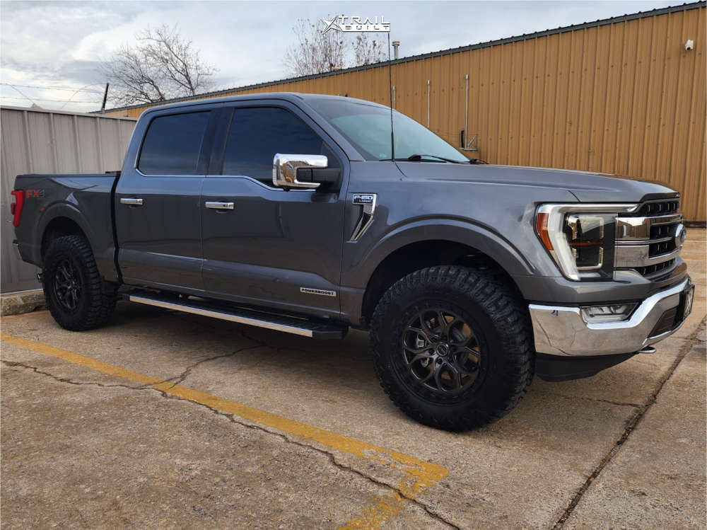 2021 Ford F-150 Wheel Offset Aggressive > 1" Outside Fender Leveling Kit | 2847110 | TrailBuilt ...