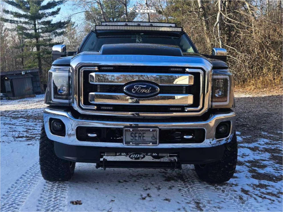 2016 Ford F-250 Super Duty Wheel Offset Aggressive > 1" Outside Fender ...