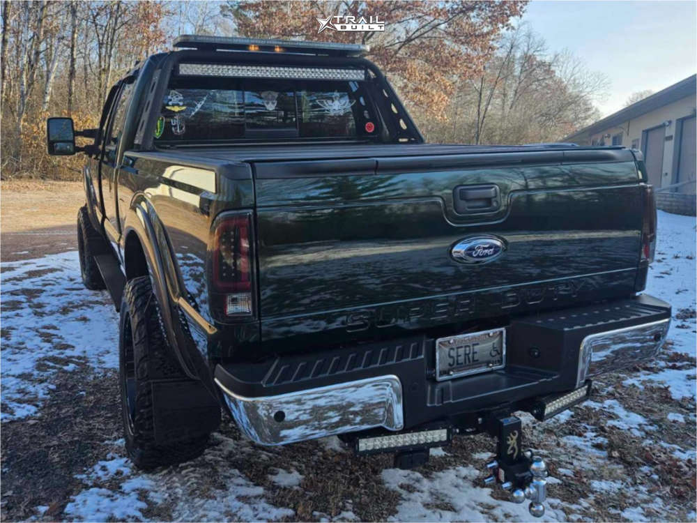 2016 Ford F-250 Super Duty Wheel Offset Aggressive > 1" Outside Fender ...