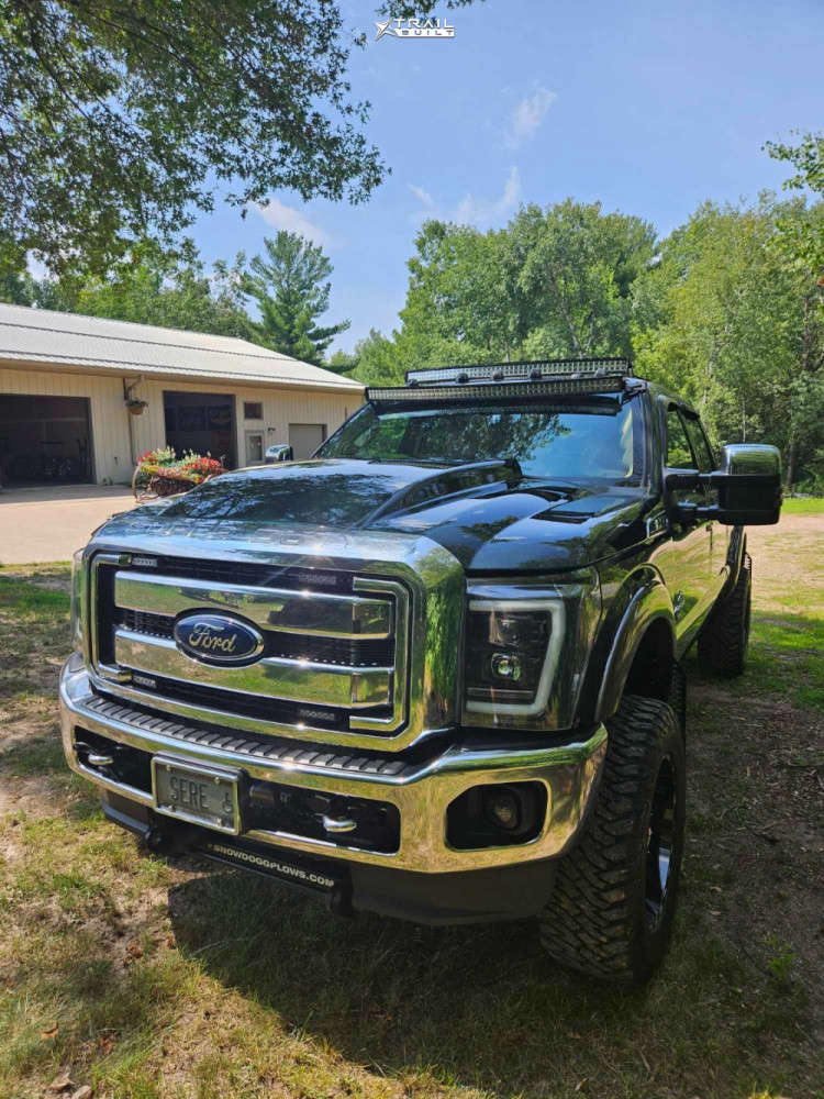 2016 Ford F-250 Super Duty Wheel Offset Aggressive > 1" Outside Fender ...