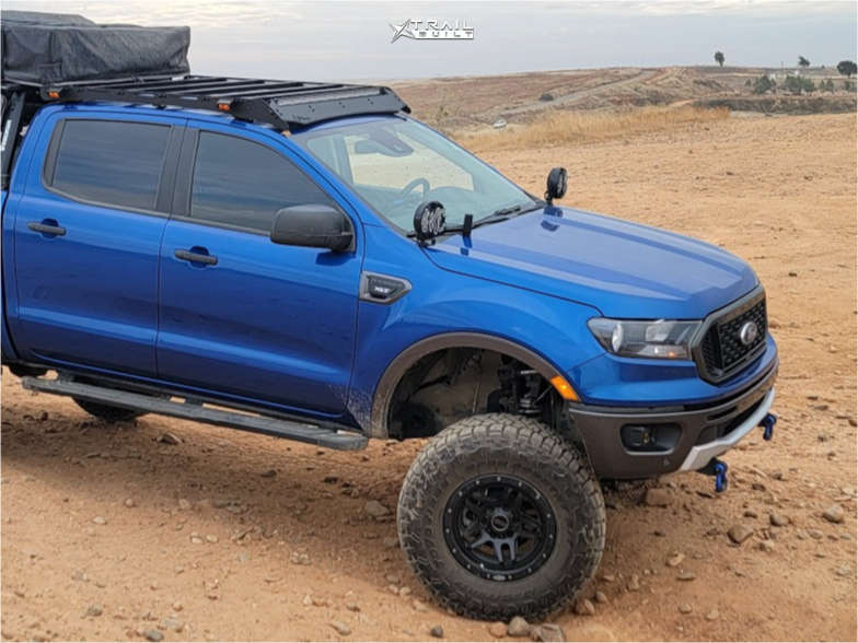 2019 Ford Ranger Wheel Offset Aggressive > 1" Outside Fender Suspension ...
