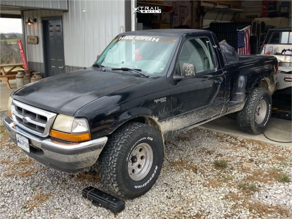 1998 Ford Ranger Wheel Offset Aggressive > 1" Outside Fender Leveling ...