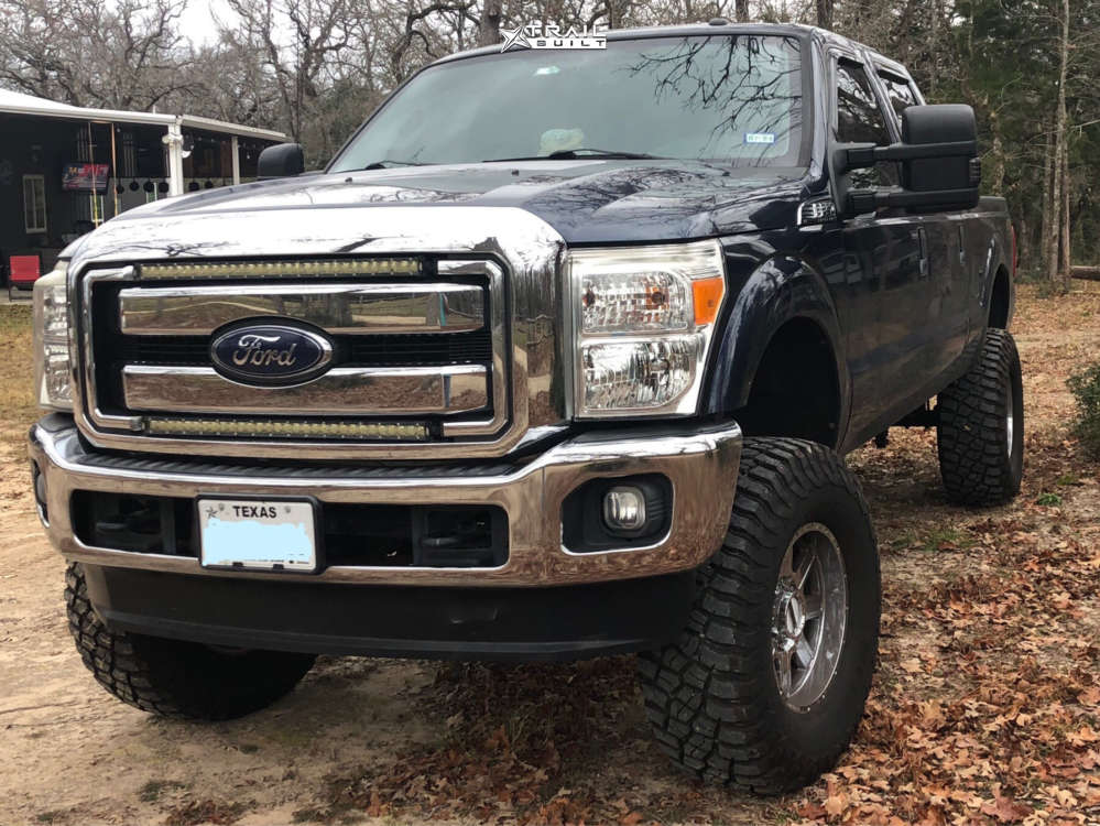 2015 Ford F-250 Super Duty Wheel Offset Aggressive > 1" Outside Fender ...