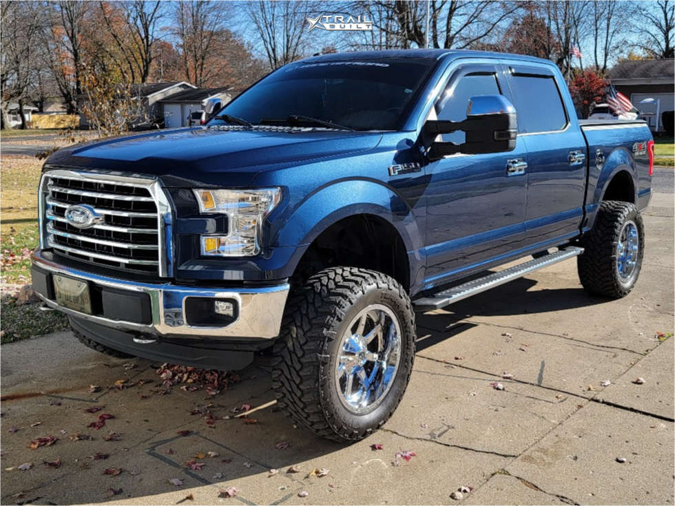 2017 Ford F-150 Wheel Offset Aggressive > 1" Outside Fender Suspension ...