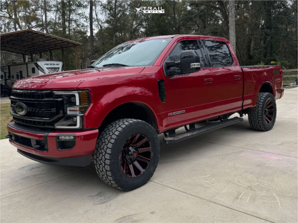 2022 Ford F-350 Super Duty Wheel Offset Aggressive > 1" Outside Fender ...