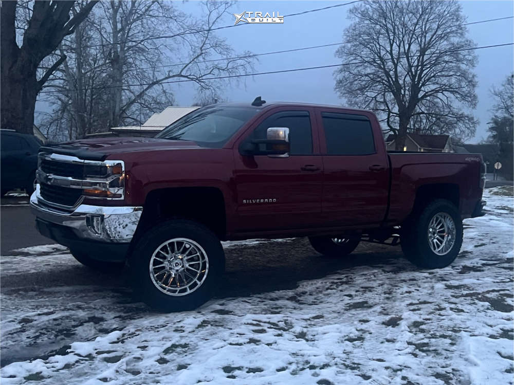 2017 Chevrolet Silverado 1500 Wheel Offset Aggressive > 1" Outside ...