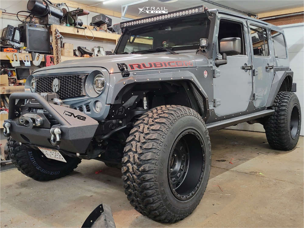 2014 Jeep Wrangler Wheel Offset Aggressive > 1" Outside Fender ...