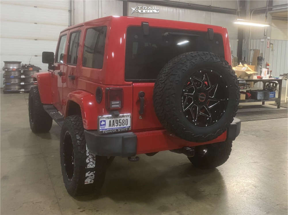 2016 Jeep Wrangler Wheel Offset Aggressive > 1" Outside Fender ...