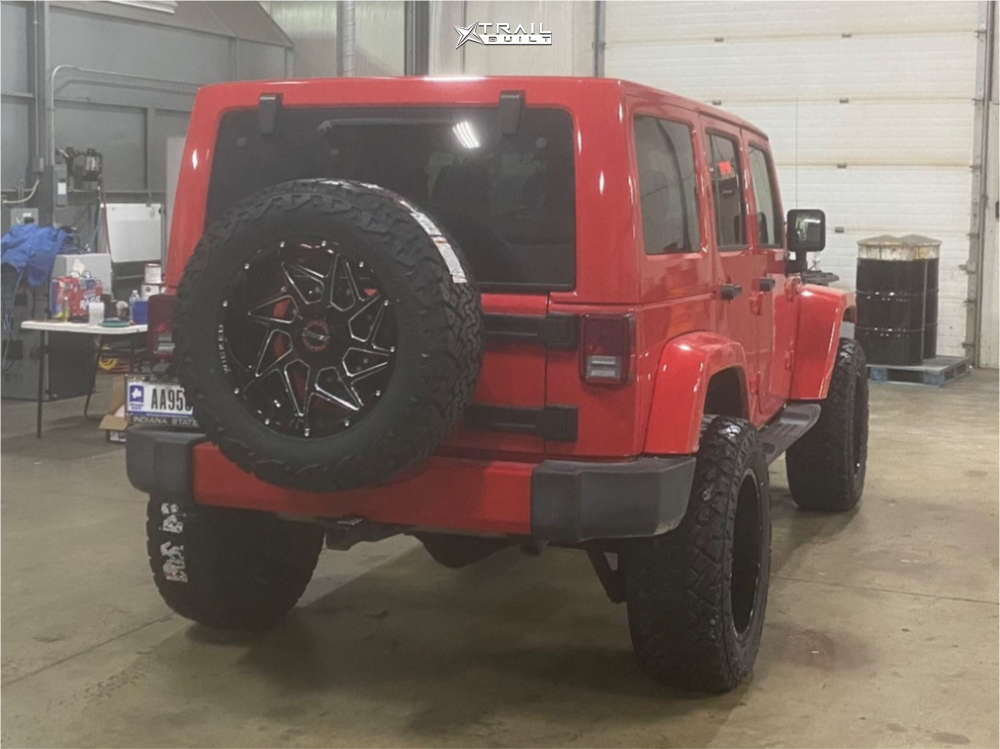 2016 Jeep Wrangler Wheel Offset Aggressive > 1" Outside Fender ...