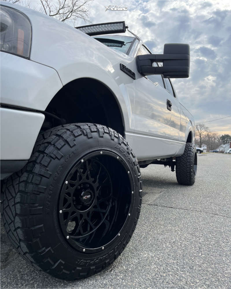 2005 Ford F-150 Wheel Offset Super Aggressive 3"-5" Suspension Lift 6 ...