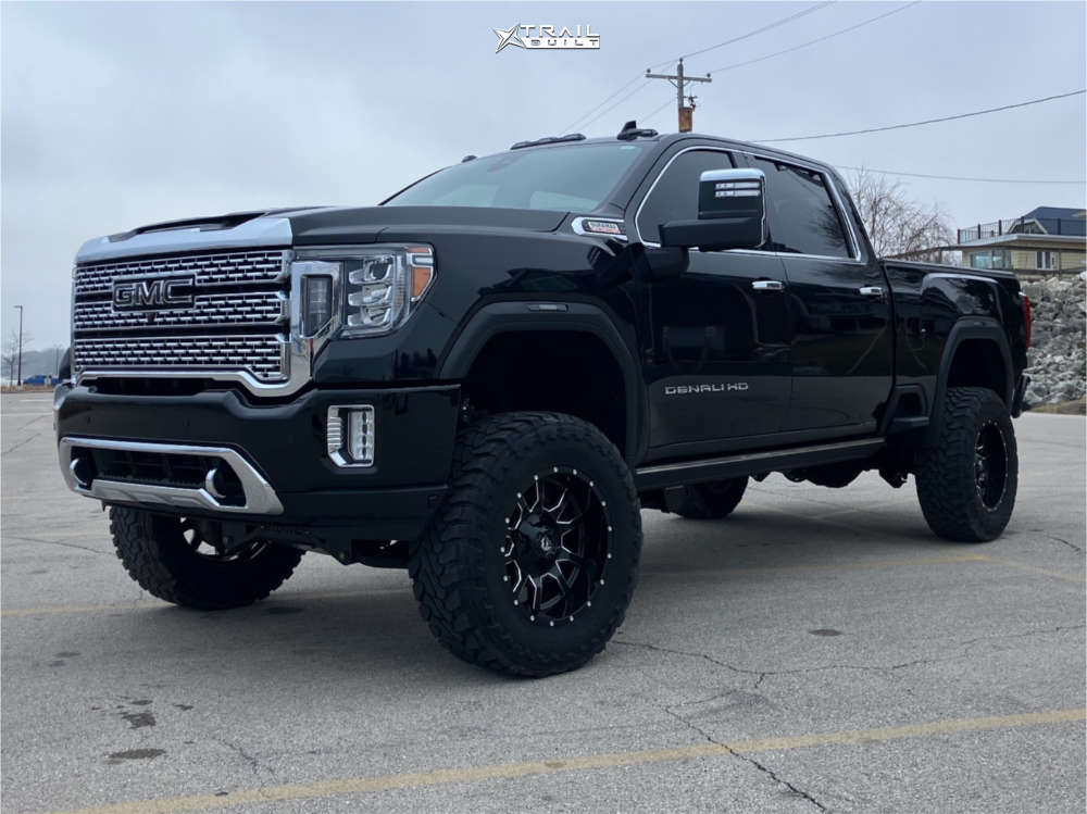 2021 GMC Sierra 3500 HD Wheel Offset Aggressive > 1" Outside Fender ...