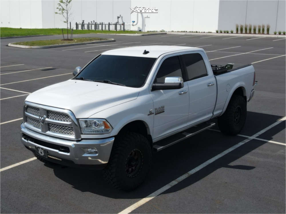2014 Ram 2500 Wheel Offset Aggressive > 1" Outside Fender Leveling Kit ...