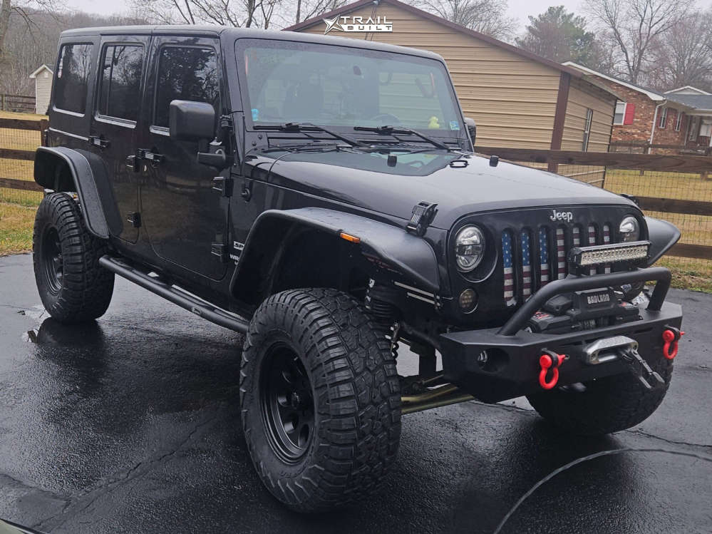 2016 Jeep Wrangler Wheel Offset Aggressive > 1" Outside Fender ...