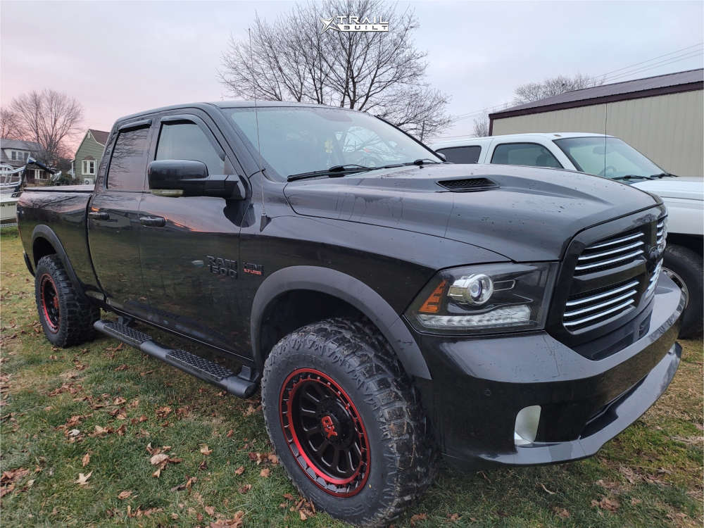 2017 Ram 1500 Wheel Offset Aggressive > 1" Outside Fender Suspension ...