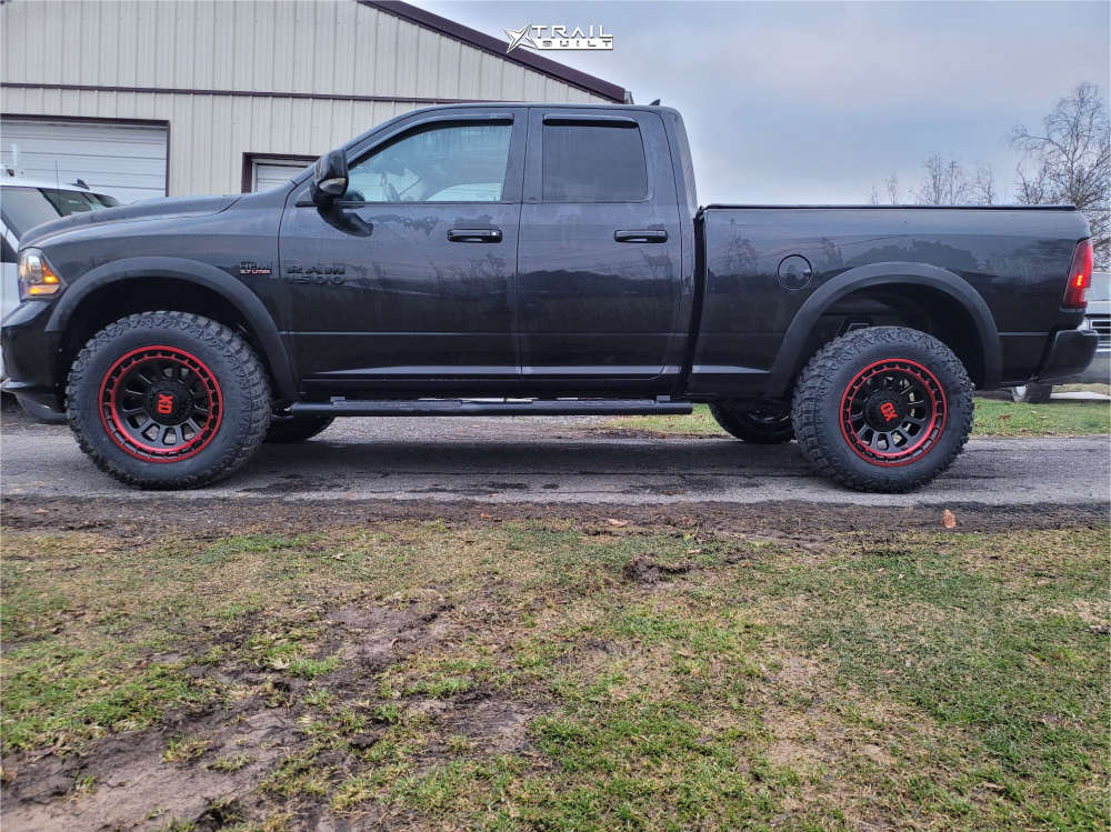 2017 Ram 1500 Wheel Offset Aggressive > 1" Outside Fender Suspension ...