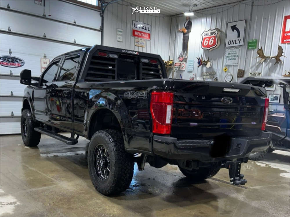 2022 Ford F-250 Super Duty Wheel Offset Aggressive > 1" Outside Fender ...