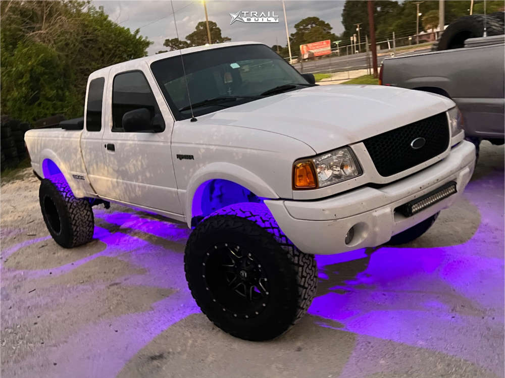 2002 Ford Ranger Wheel Offset Super Aggressive 3"-5" Suspension Lift 4 ...