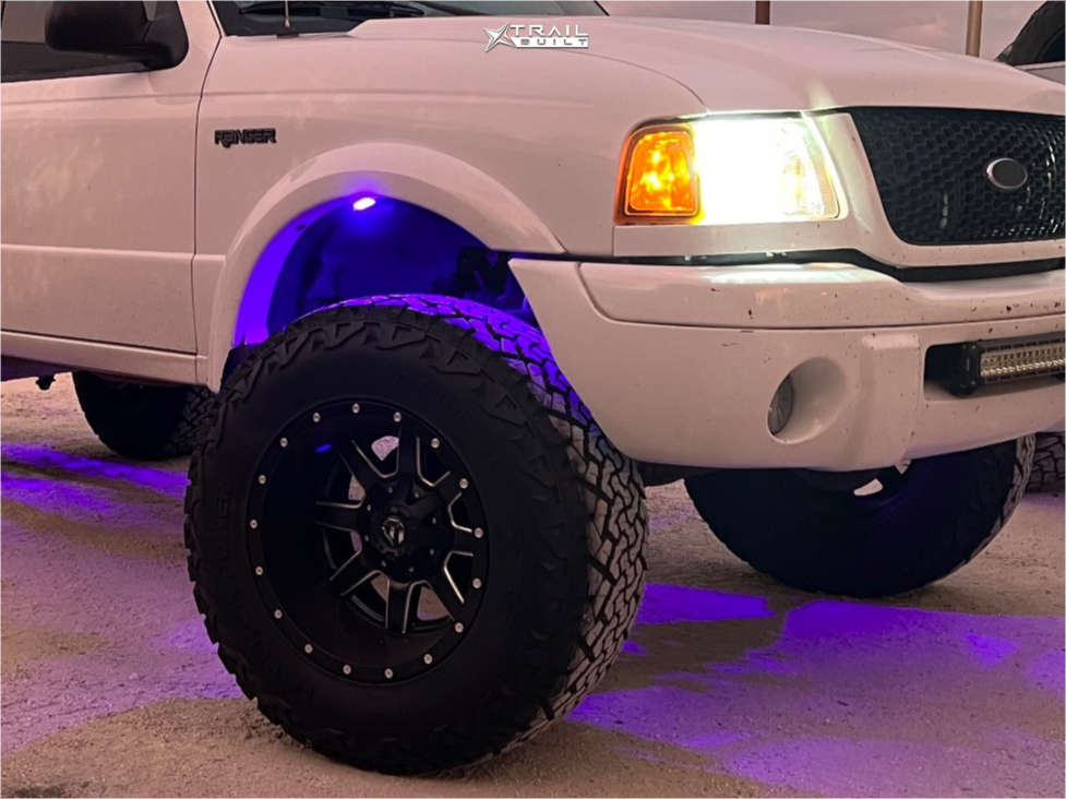 2002 Ford Ranger Wheel Offset Super Aggressive 3"-5" Suspension Lift 4 ...