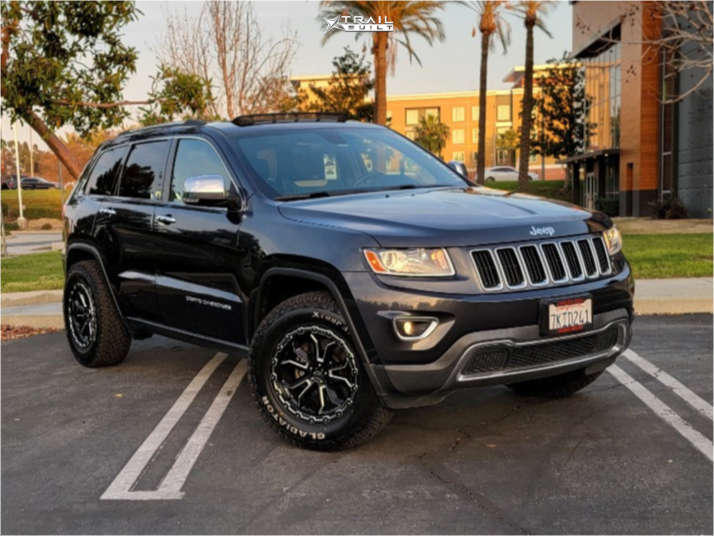 2015 Jeep Grand Cherokee Wheel Offset Aggressive > 1" Outside Fender ...