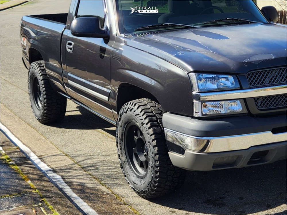 2004 Chevrolet Silverado 1500 Wheel Offset Aggressive > 1" Outside ...