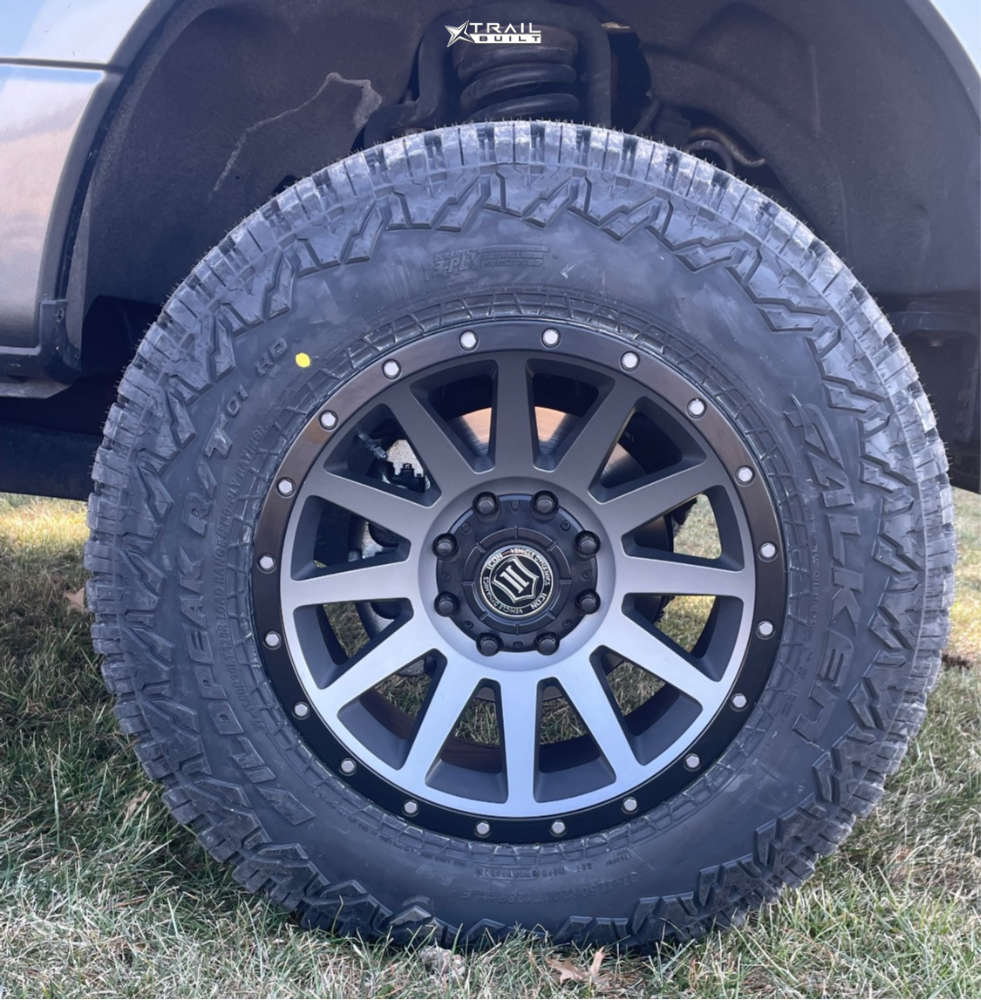 2018 Ford F-250 Super Duty Wheel Offset Aggressive > 1" Outside Fender ...