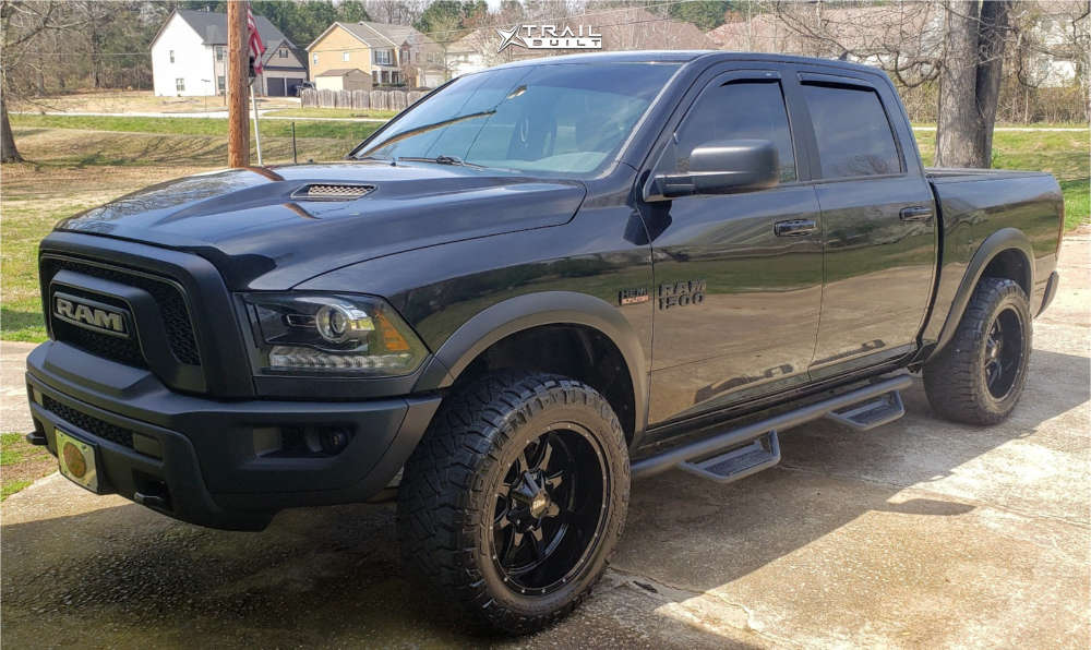 2017 Ram 1500 Wheel Offset Aggressive > 1" Outside Fender Leveling Kit ...