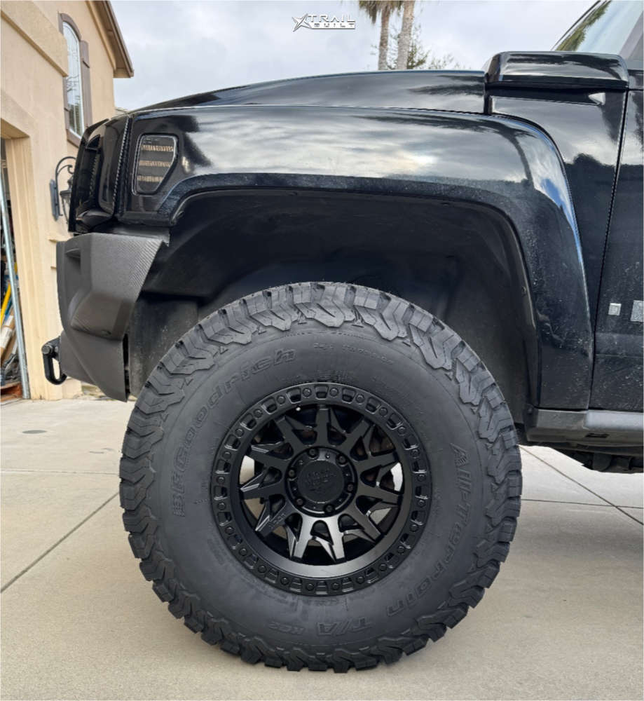2006 Hummer H3 Wheel Offset Slightly Aggressive Suspension Lift 2.5 ...