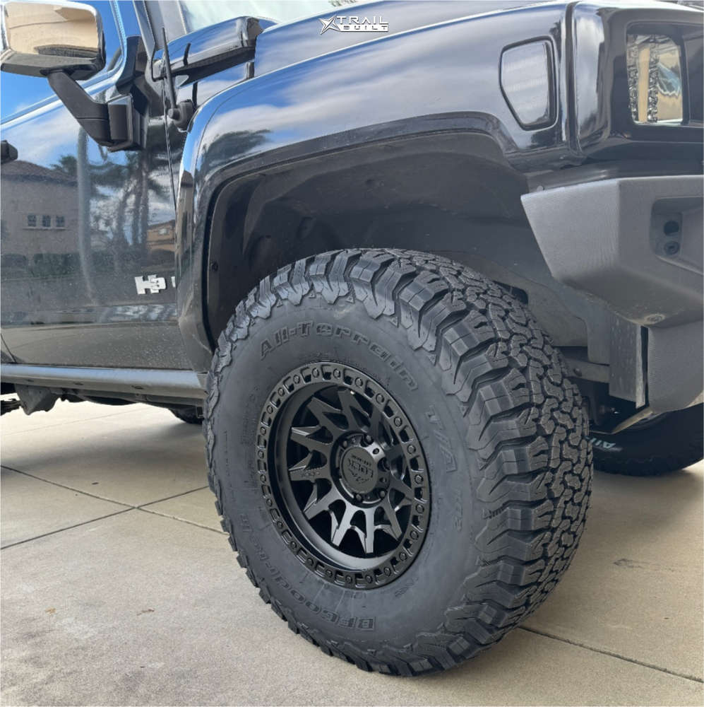 2006 Hummer H3 Wheel Offset Slightly Aggressive Suspension Lift 2.5 ...