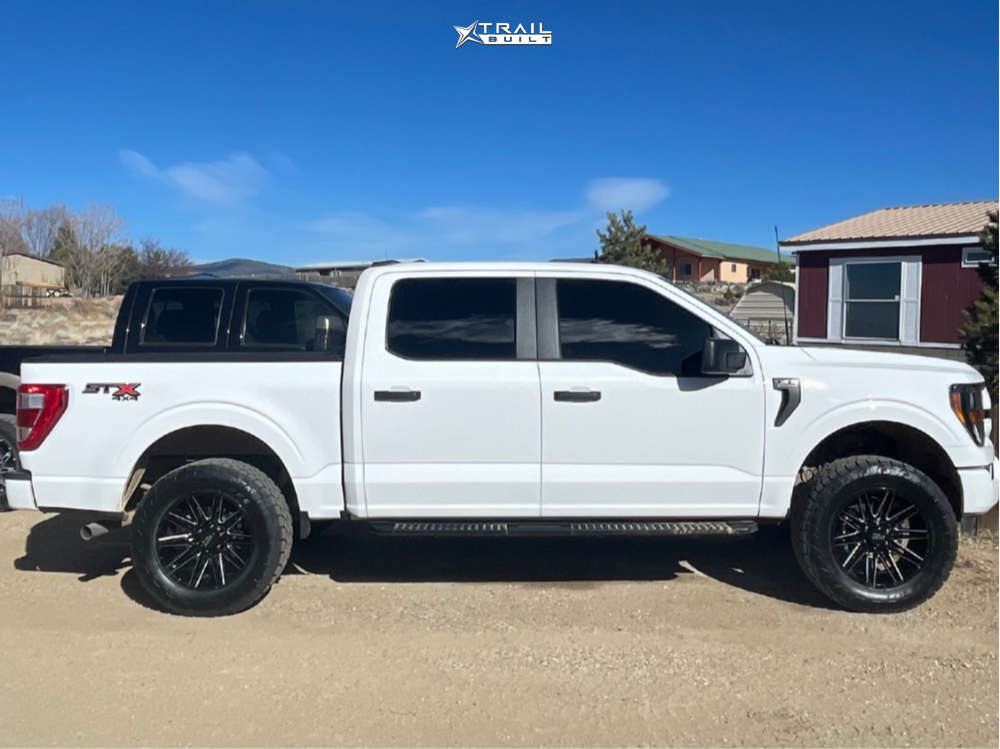 2023 Ford F-150 Wheel Offset Slightly Aggressive Leveling Kit | 2924296 ...