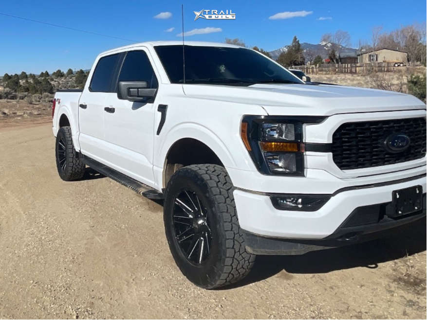 2023 Ford F-150 Wheel Offset Slightly Aggressive Leveling Kit | 2924296 ...