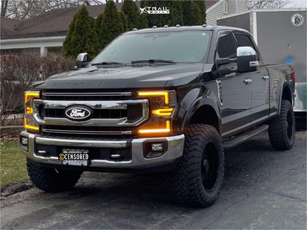 2020 Ford F-250 Super Duty Wheel Offset Aggressive > 1" Outside Fender ...