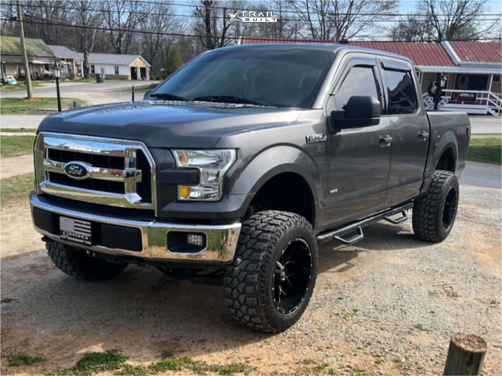 2015 Ford F-150 Wheel Offset Super Aggressive 3"-5" Suspension Lift 6 ...