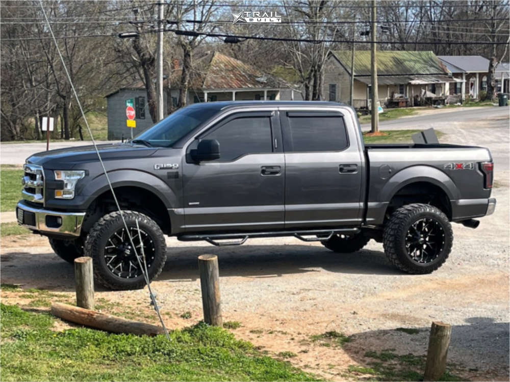 2015 Ford F-150 Wheel Offset Super Aggressive 3"-5" Suspension Lift 6 ...