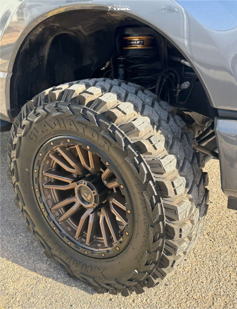 2023 Ford F-250 Super Duty Wheel Offset Aggressive > 1" Outside Fender ...