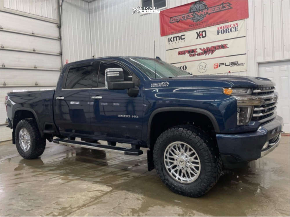2021 Chevrolet Silverado 3500 HD Wheel Offset Slightly Aggressive ...