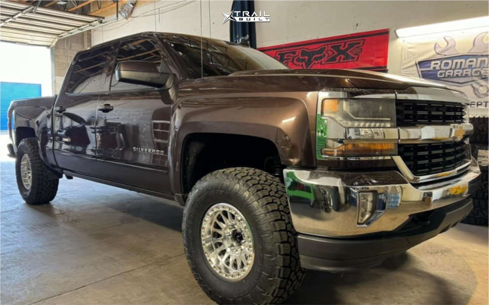 2016 Chevrolet Silverado 1500 Wheel Offset Aggressive > 1" Outside ...