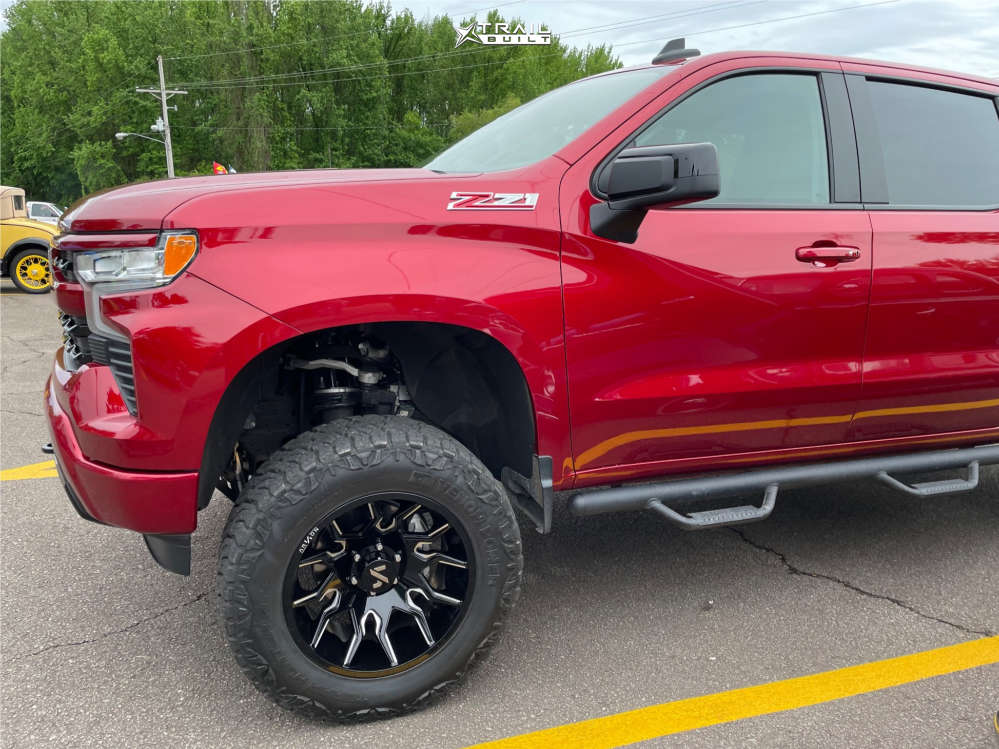 2024 Chevrolet Silverado 1500 Wheel Offset Aggressive > 1" Outside ...