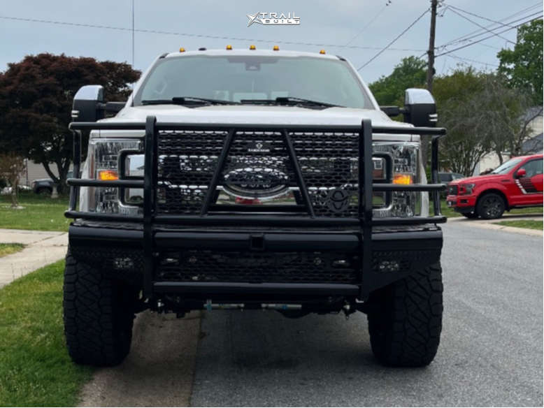 2018 Ford F-250 Super Duty Wheel Offset Aggressive > 1" Outside Fender ...