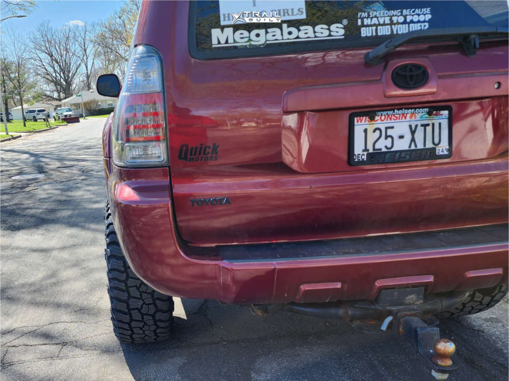 2007 Toyota 4Runner Wheel Offset Aggressive > 1" Outside Fender ...
