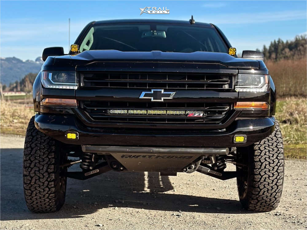 2018 Chevrolet Silverado 1500 Wheel Offset Aggressive > 1" Outside ...