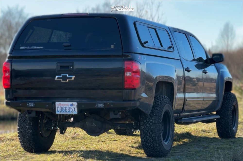 2018 Chevrolet Silverado 1500 Wheel Offset Aggressive > 1" Outside ...