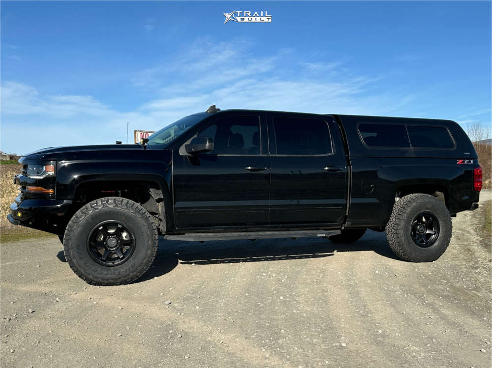 2018 Chevrolet Silverado 1500 Wheel Offset Aggressive > 1" Outside ...